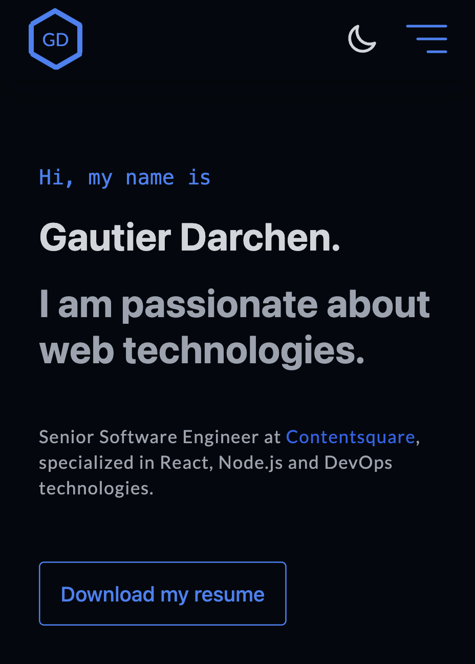 Gautier Darchen - Senior Software Engineer